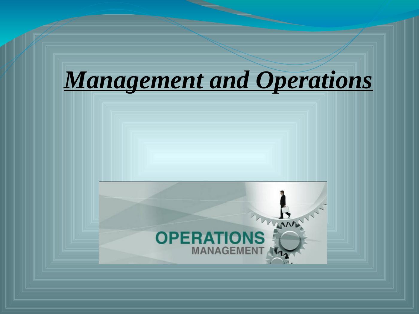 Introduction to Organization and Management Structure