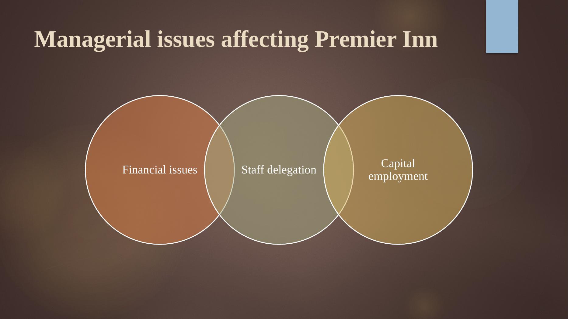 Operational and Managerial Issues Affecting Premier Inn in the ...