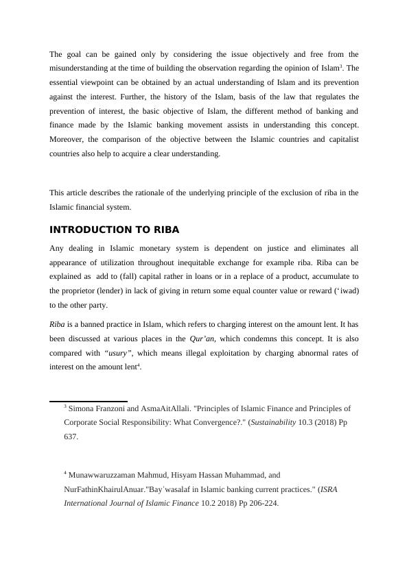 Introduction to Islamic Banking & Finance and Rationale of Prohibition ...