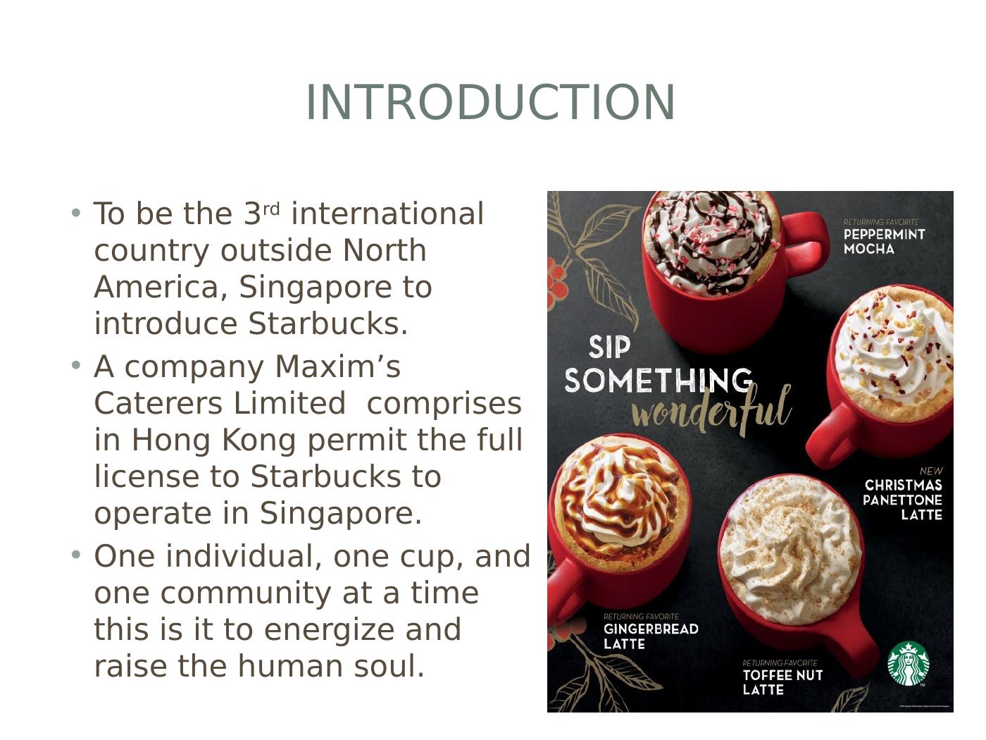 Strategic Supply Chain Management: Starbucks Singapore