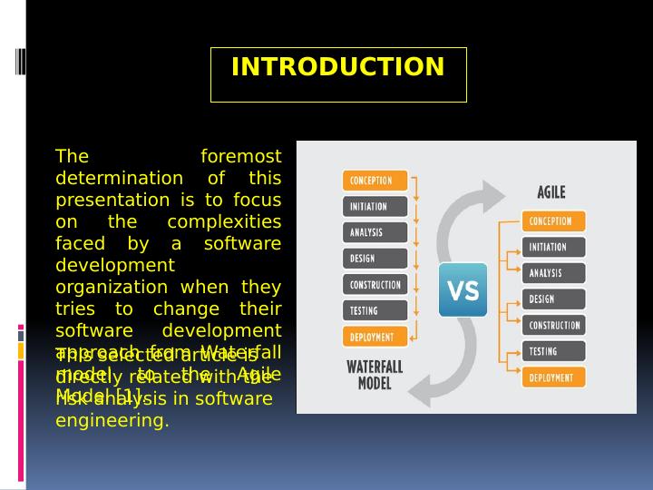 Agile Transition: Software Engineering Presentation