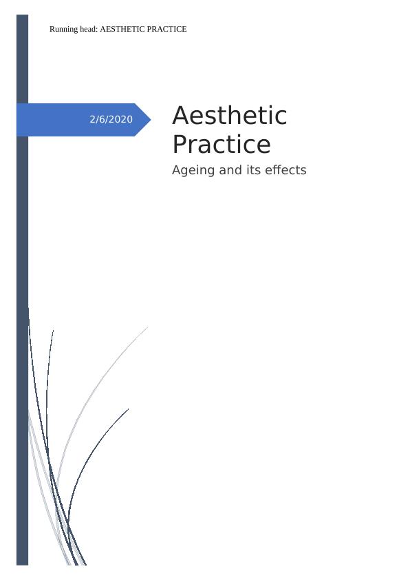 Aesthetic Practice Ageing and Its Effects