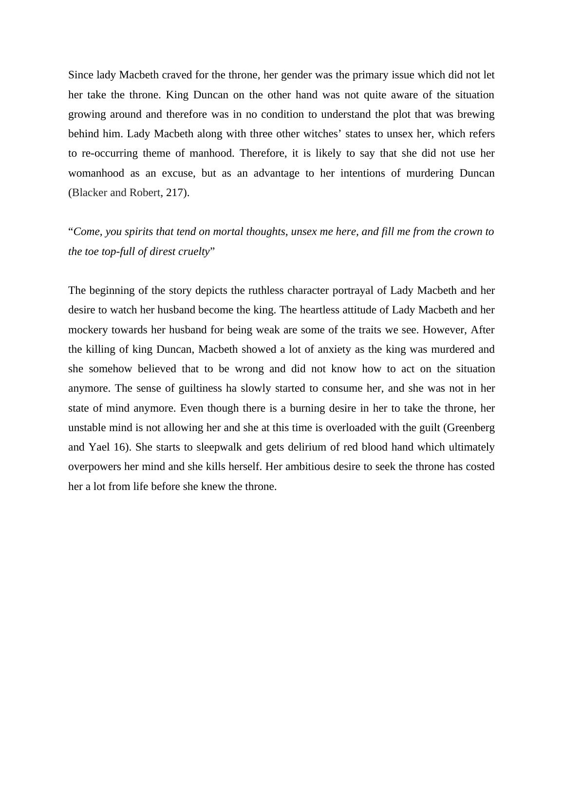 Macbeth: Examining Lady Macbeth's Influence and Ambition