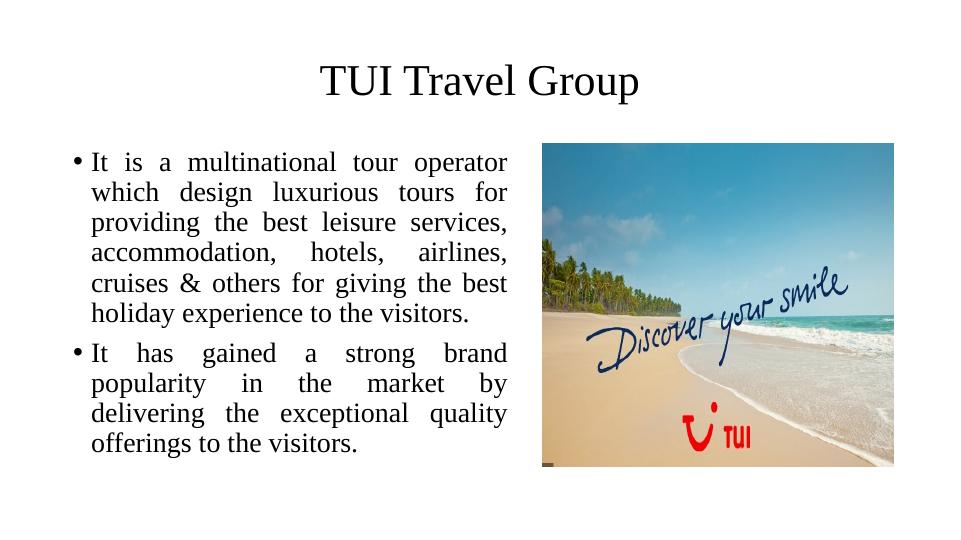 Analyzing TUI Travel Group's Financial Performance