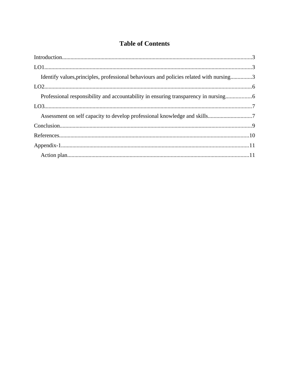 Accountability and Professional Leadership in Nursing Practice