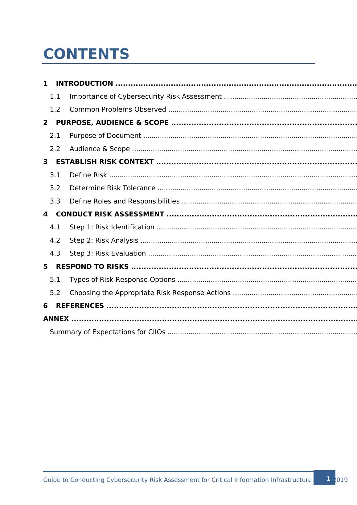 Comprehensive Guide: Cybersecurity Risk Assessment for CII