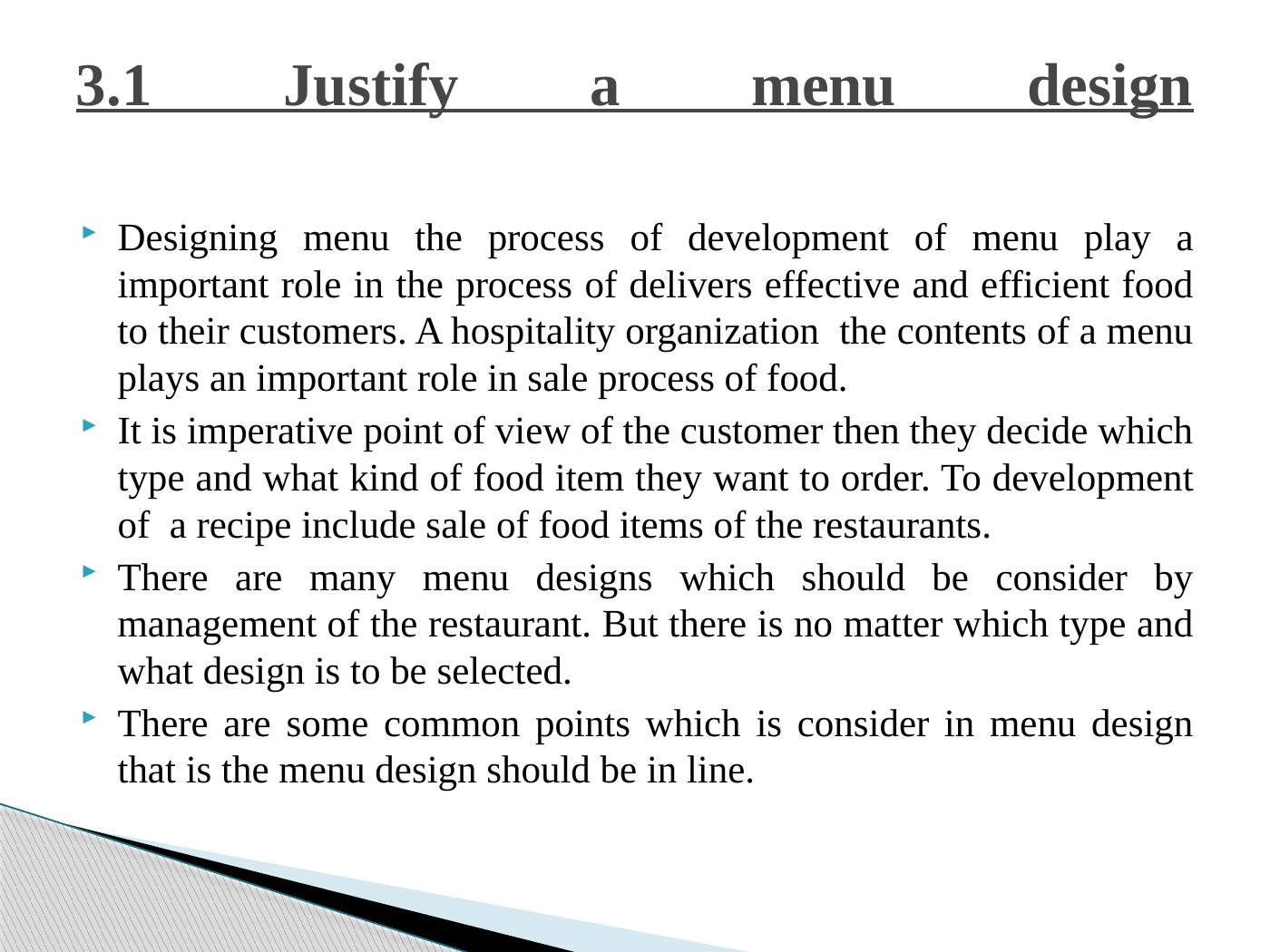 Importance of Menu Design in Hospitality Industry