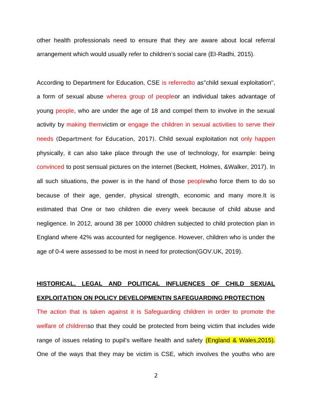 Child Sexual Exploitation (CSE) Safeguarding in UK and Nepal