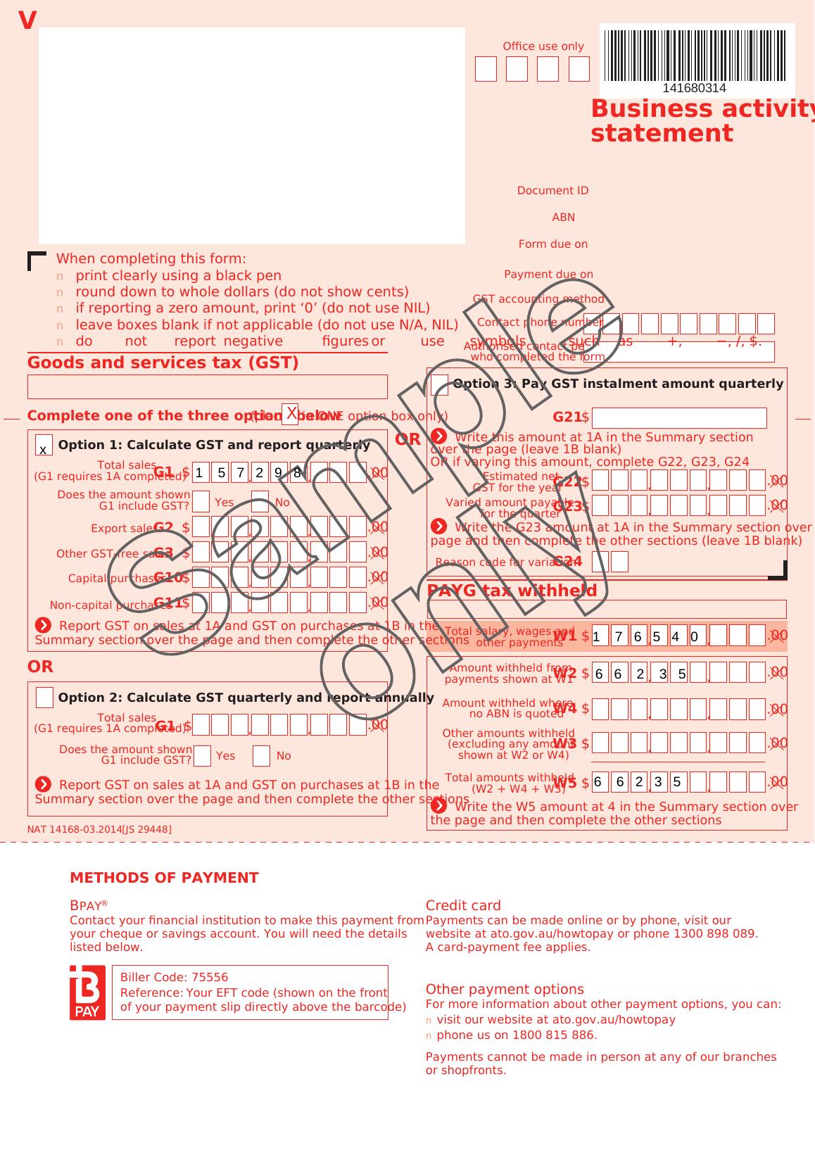 Business Activity Statement - Desklib