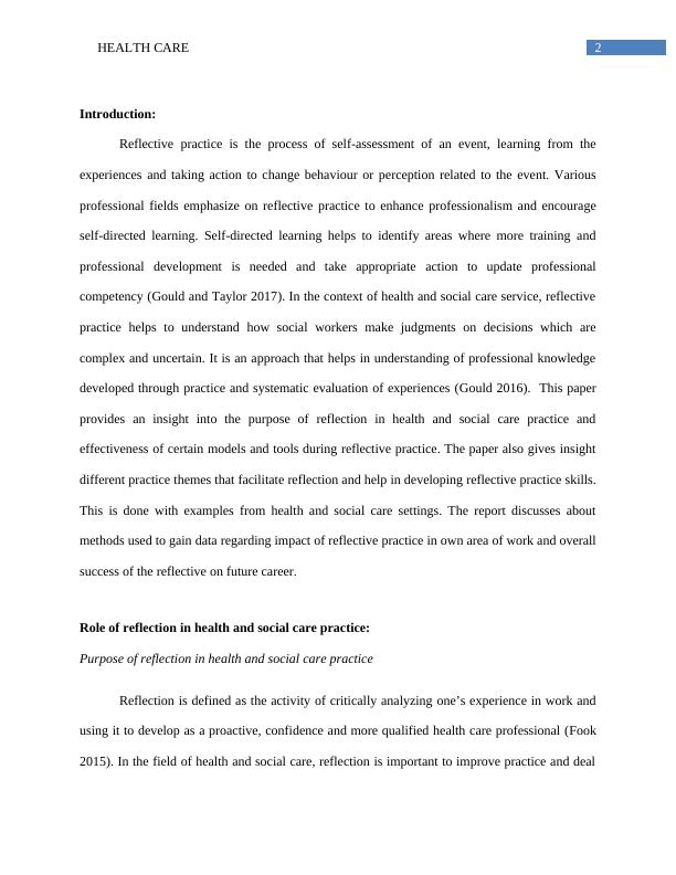 Reflective Practice In Health And Social Care reflective-practice-in-health-and-social-care