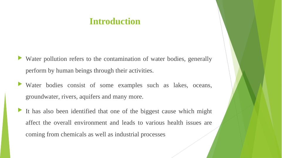 Environmental Science: Water Pollution Report - Desklib