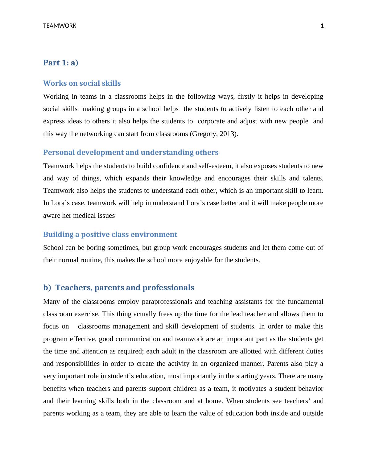 MCAST Inclusive Education: Teamwork Assignment Solution