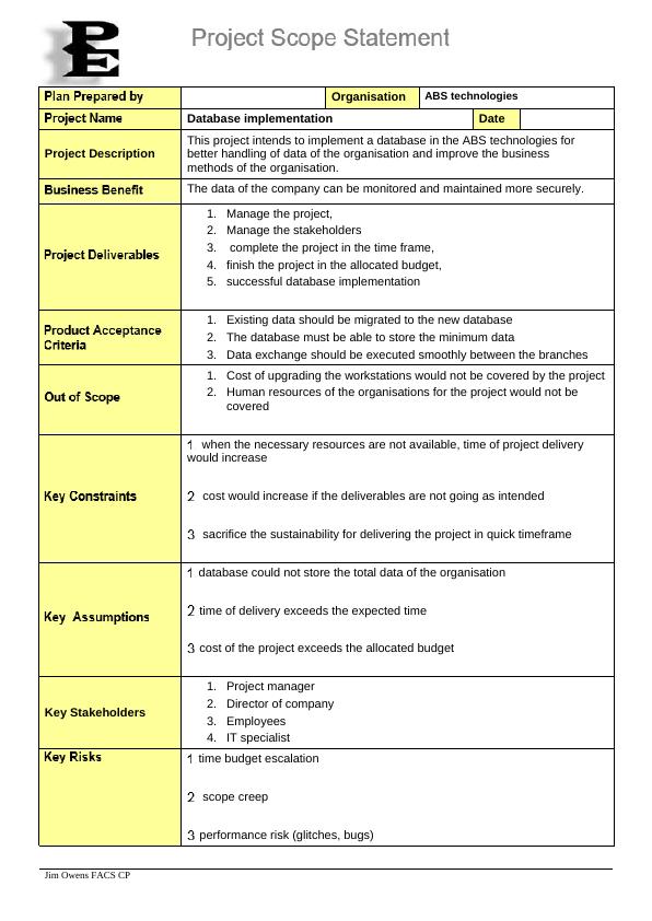 Secure Database Implementation Project For Abs Technologies Improve Data 6591