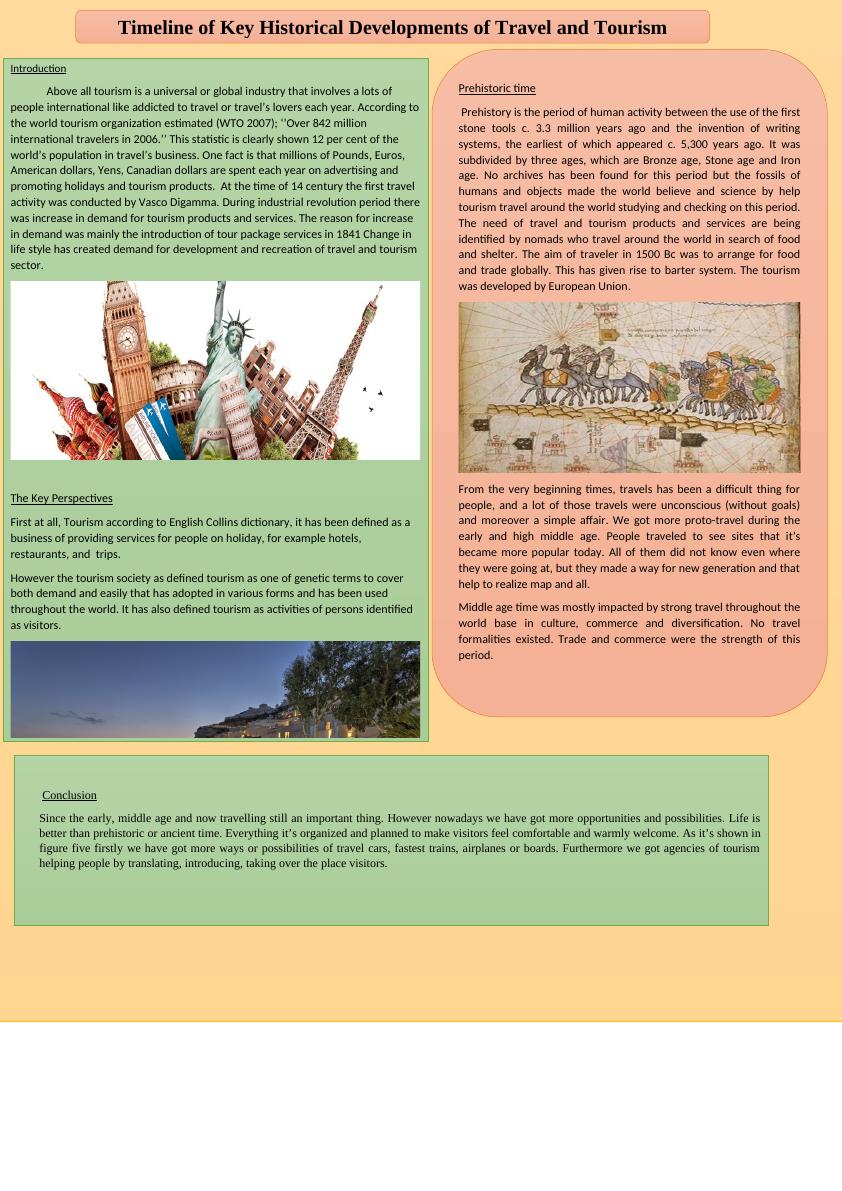 Tourism History: Exploring Key Developments and Timeline