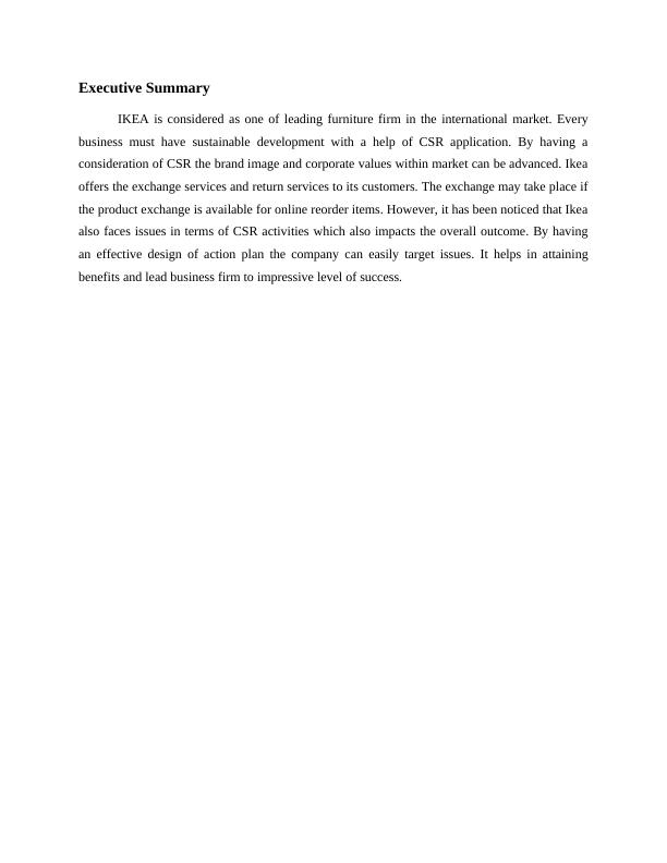 IKEA CSR: Ethical Issues, Recommendations, and Action Plan