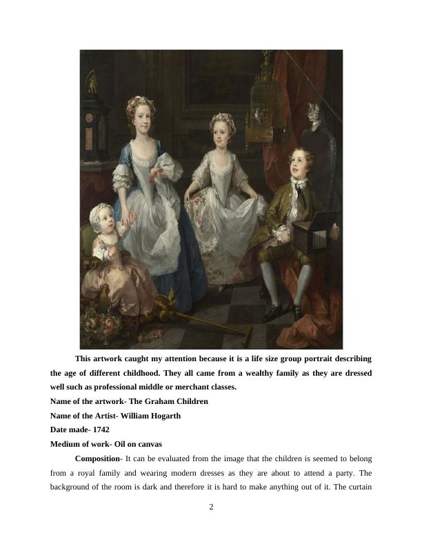 Art Analysis: William Hogarth's The Graham Children