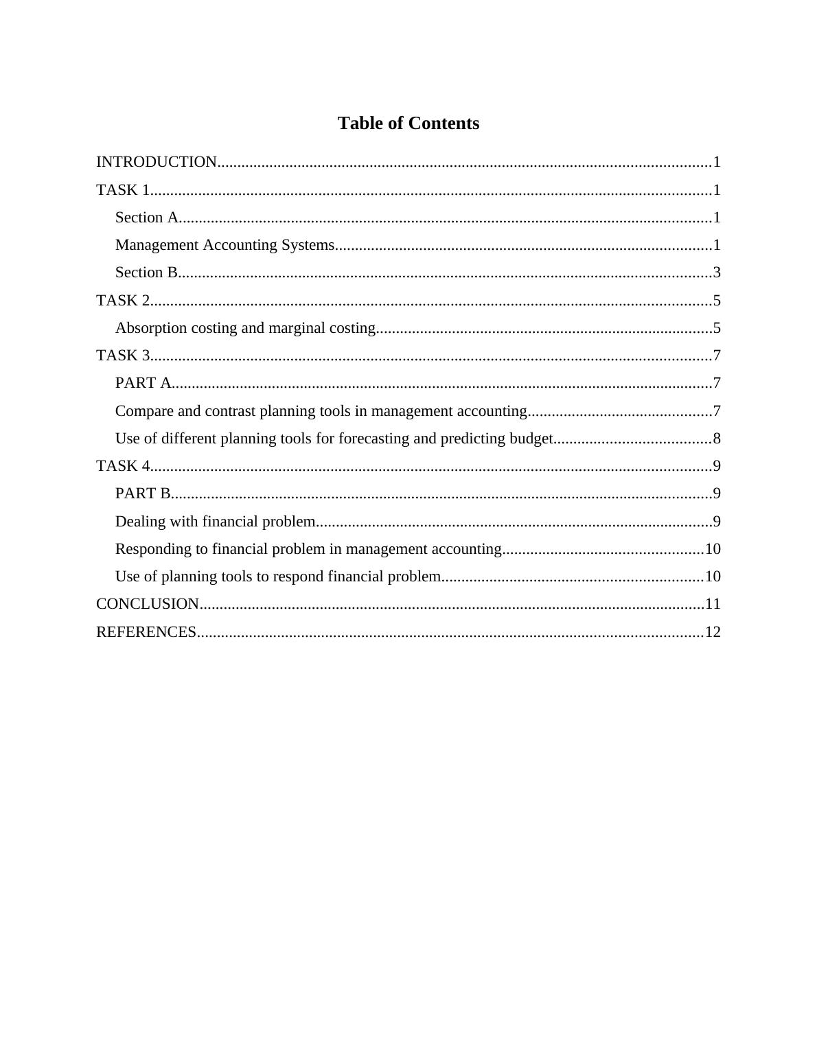 Management Accounting Analysis for Excite Entertainment Ltd