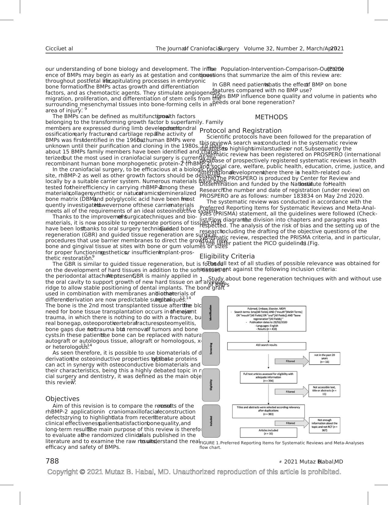 BMP Application in Craniofacial Surgery: Current Trends