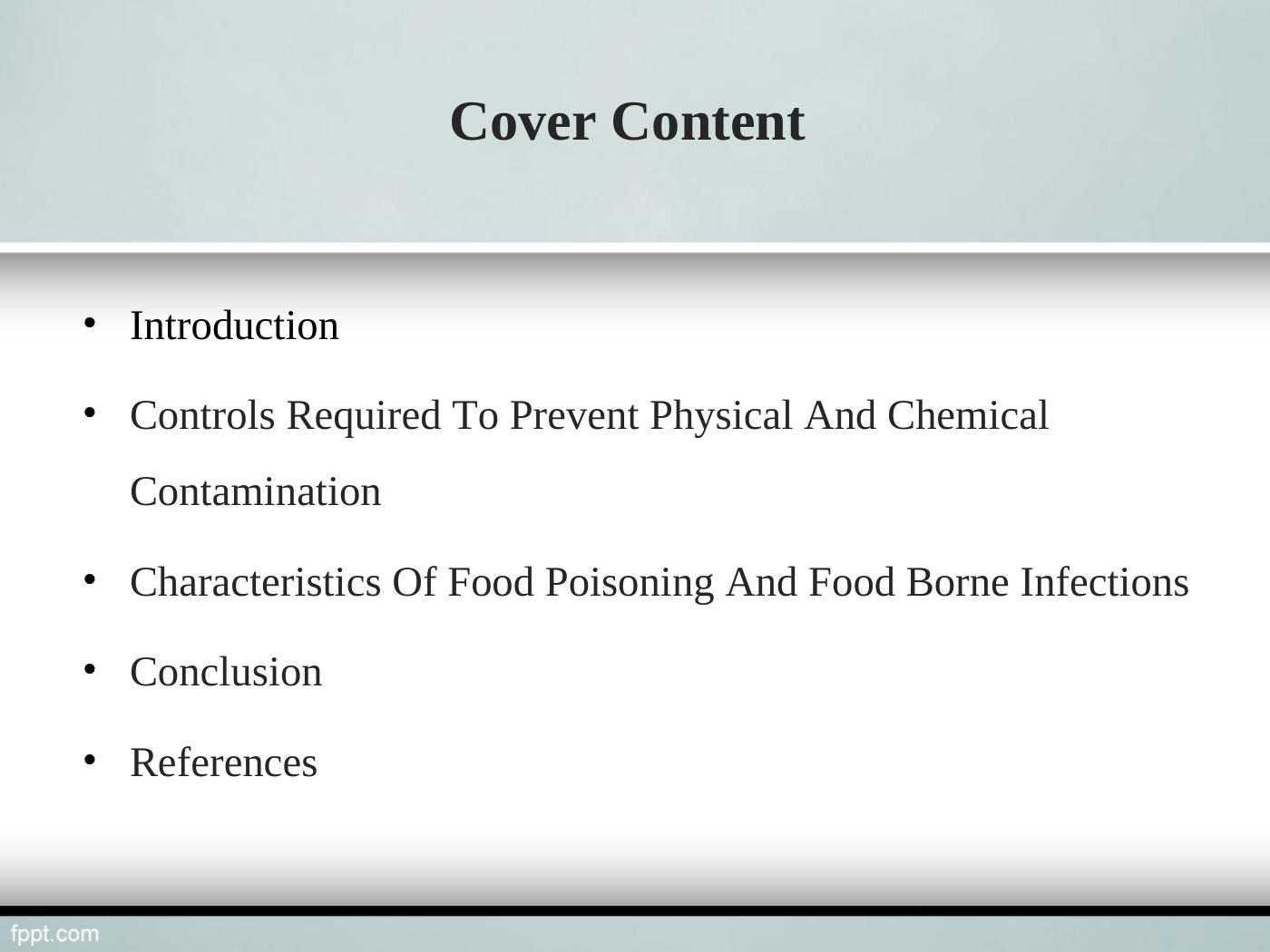 Food Safety Report: Controls, Infections, and Poisoning