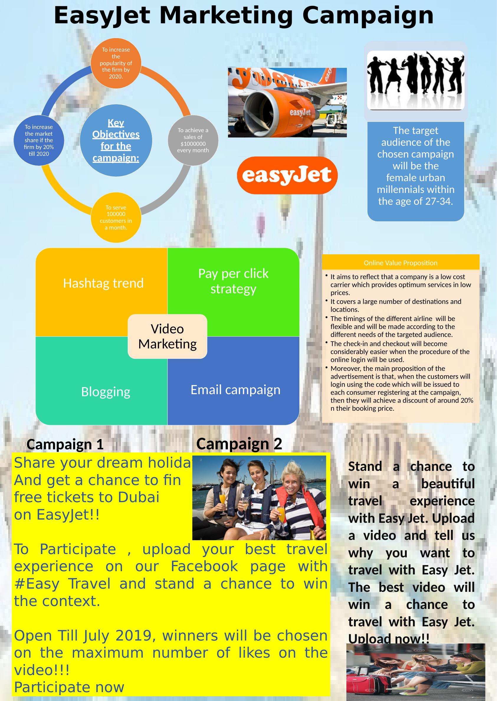 TOU3330 EasyJet Marketing Campaign: Project Overview