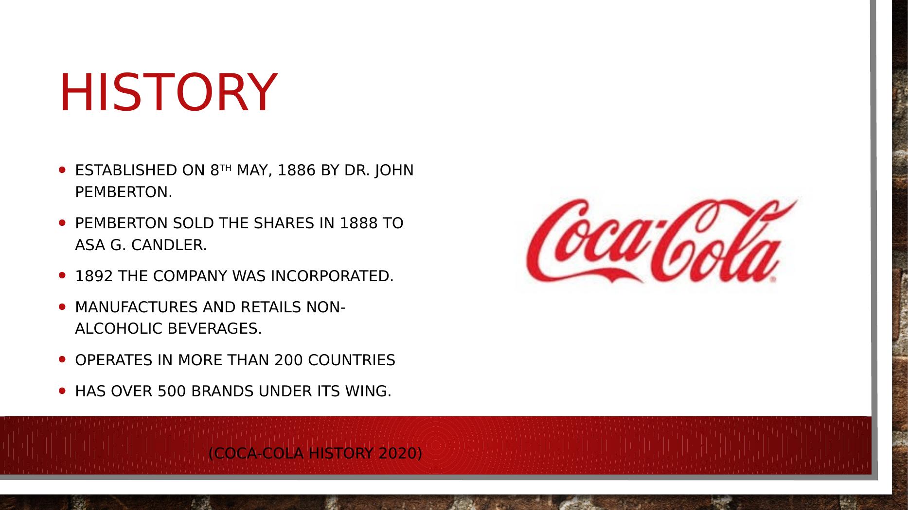 Detailed Analysis of Coca-Cola's History and Stakeholders