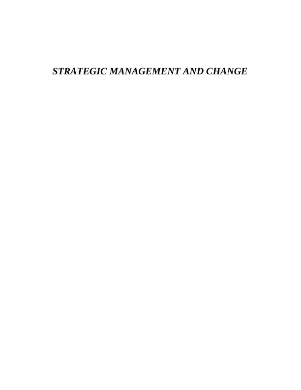 Strategic Management And Change Executive Summary strategic-management-and-change-executive-summary