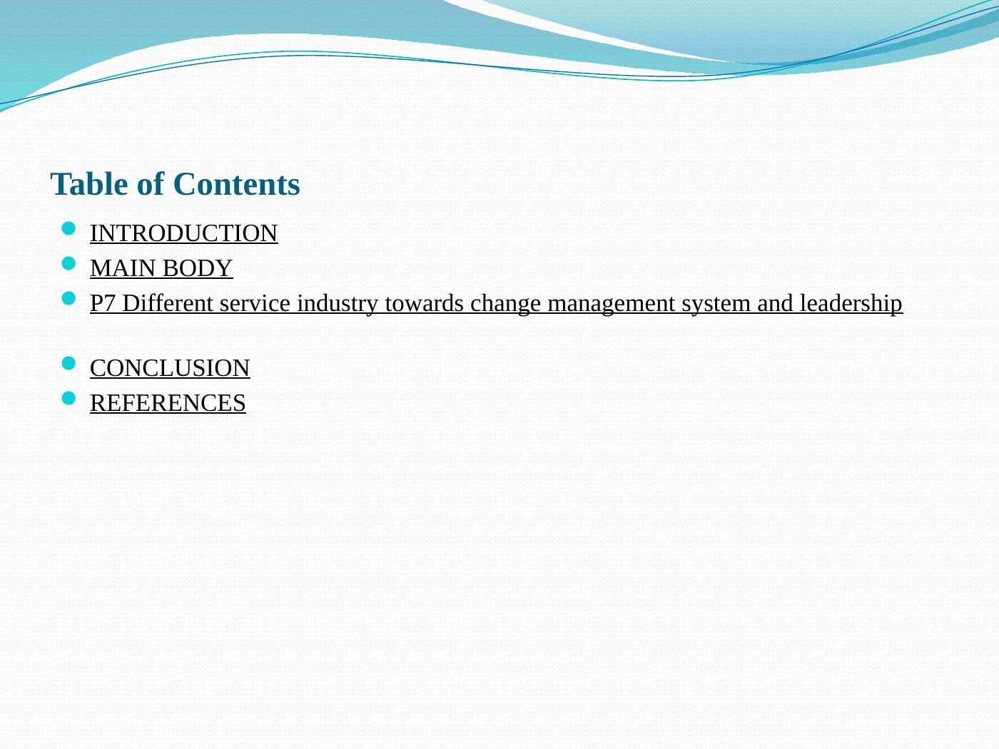 5 Leadership and Management for Service Industries