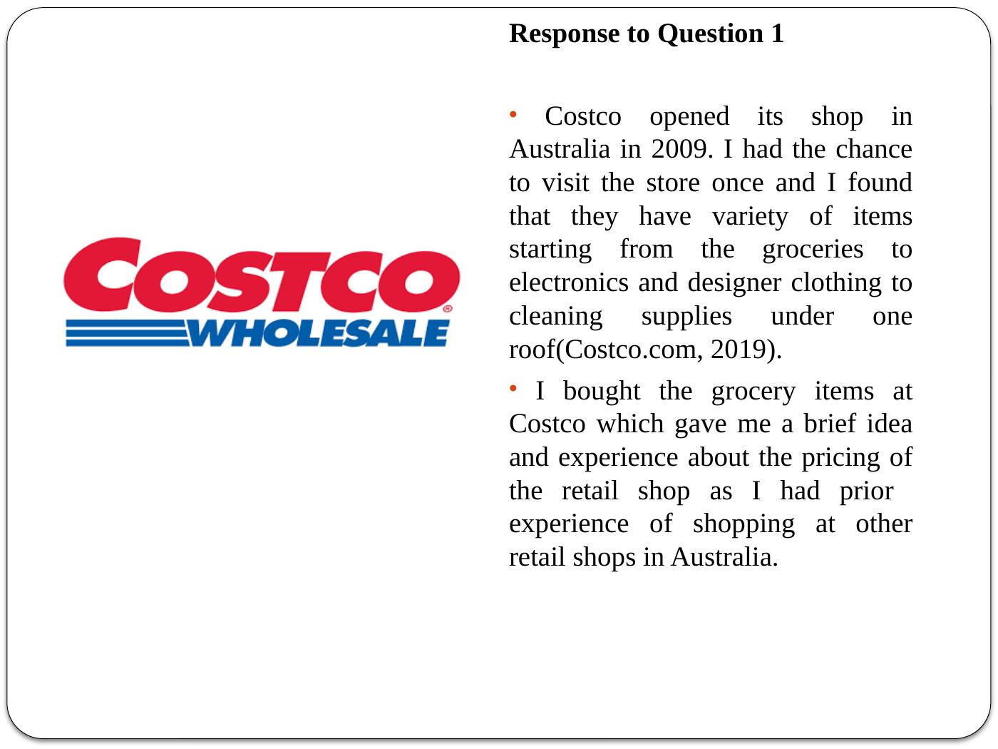 Costco's Marketing Principles: MGTP102 Analysis & Entry