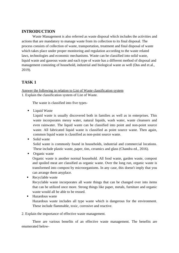 Waste Management: Classification, Importance, and Best Practices