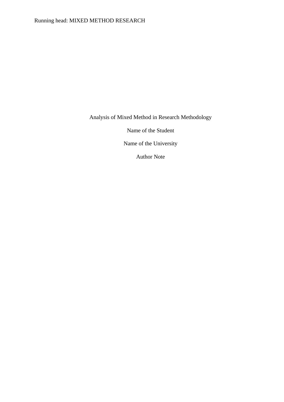 analysis-of-mixed-method-in-research-methodology