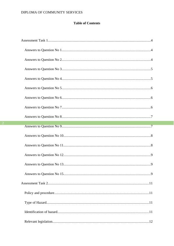 CHC52015 Diploma: WHS Management Assignment Solutions