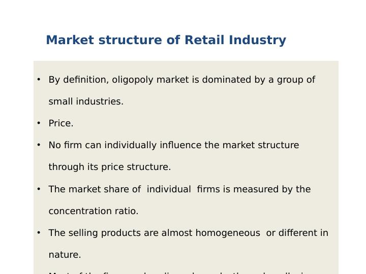 Australian Retail Industry | Economic Principles