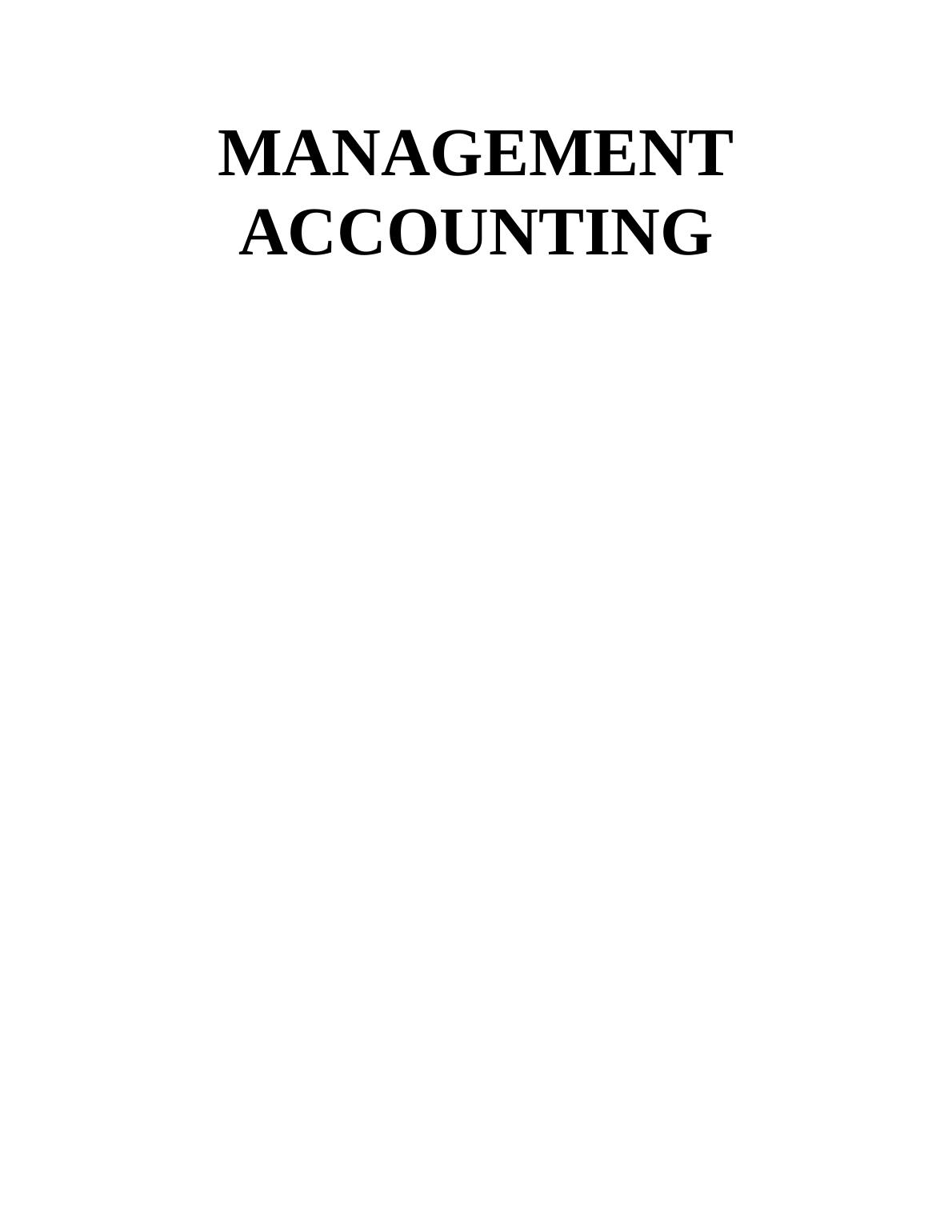 Management Accounting [PDF]