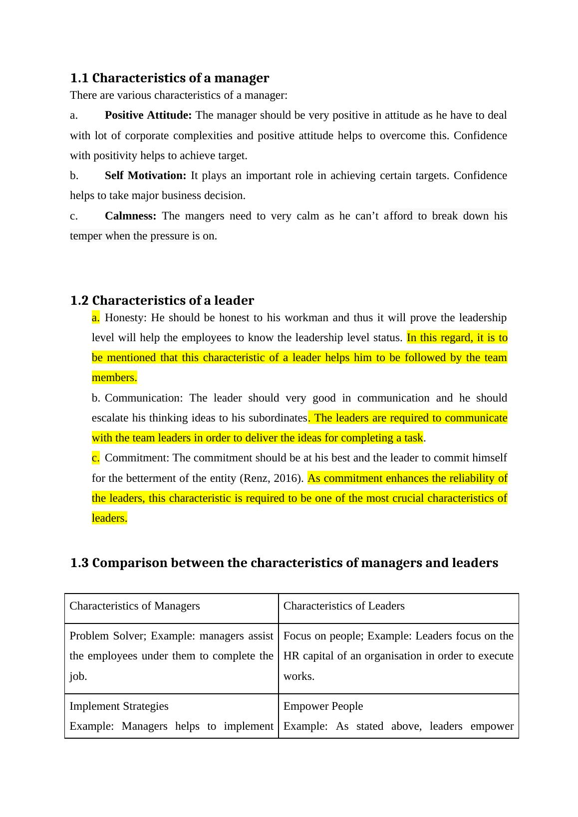 Rays of Sunshine: Leader and Manager Roles and Functions