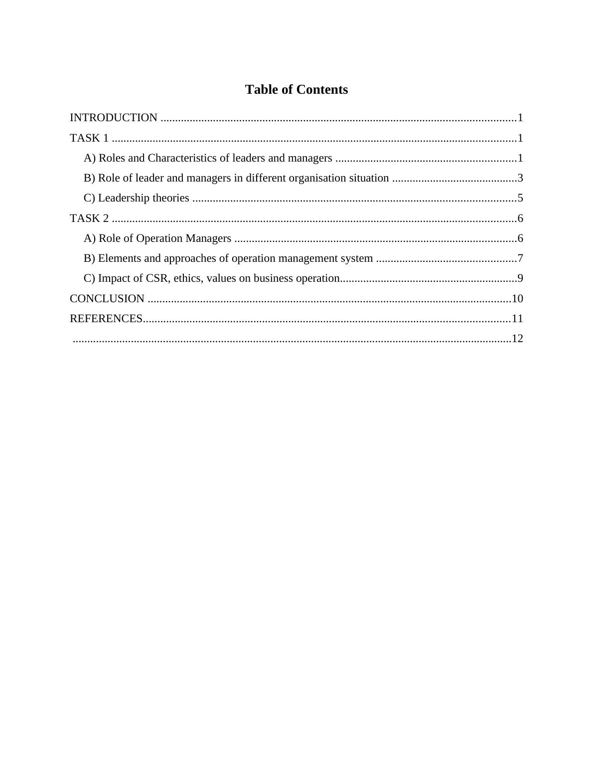 Asda: Leadership, Management Roles, and Operational Impact