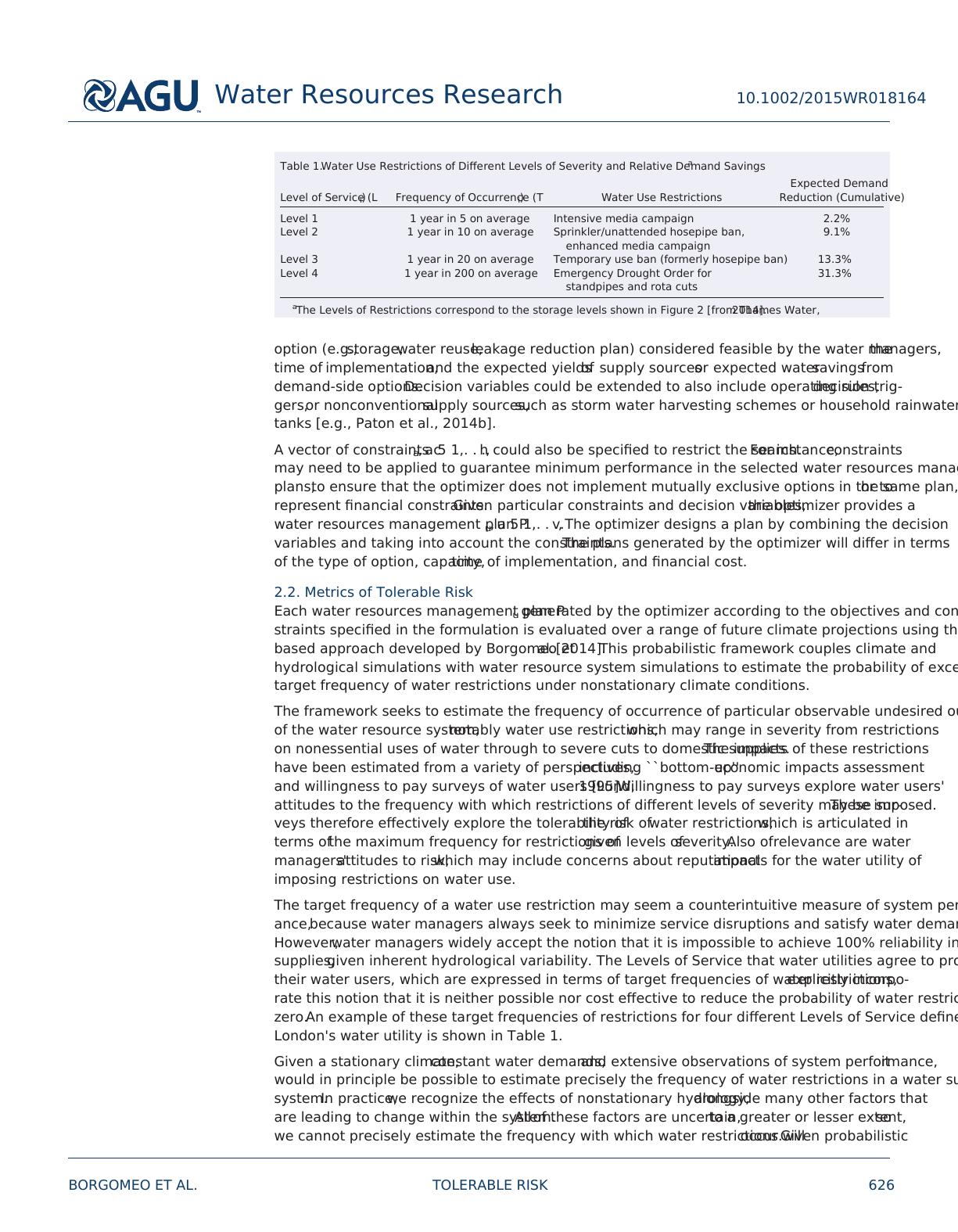 Water Resources Research 2022