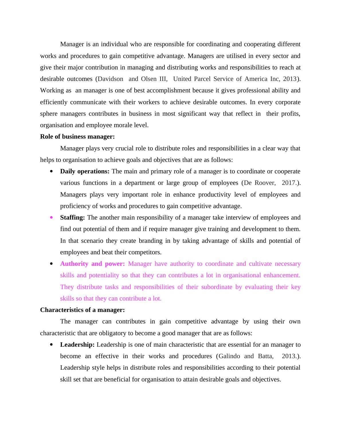 Operation Management