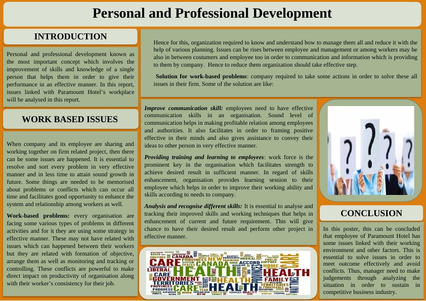 Personal and Professional Development - Paramount Hotel