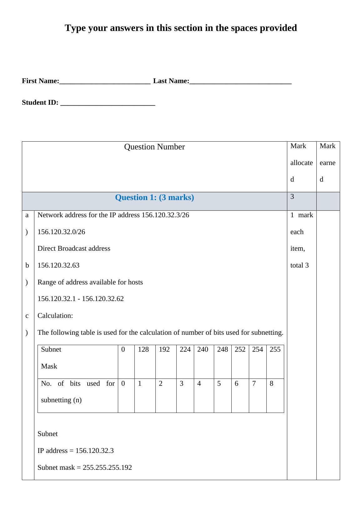 Network Routing and Switching COIT20261 Assignment