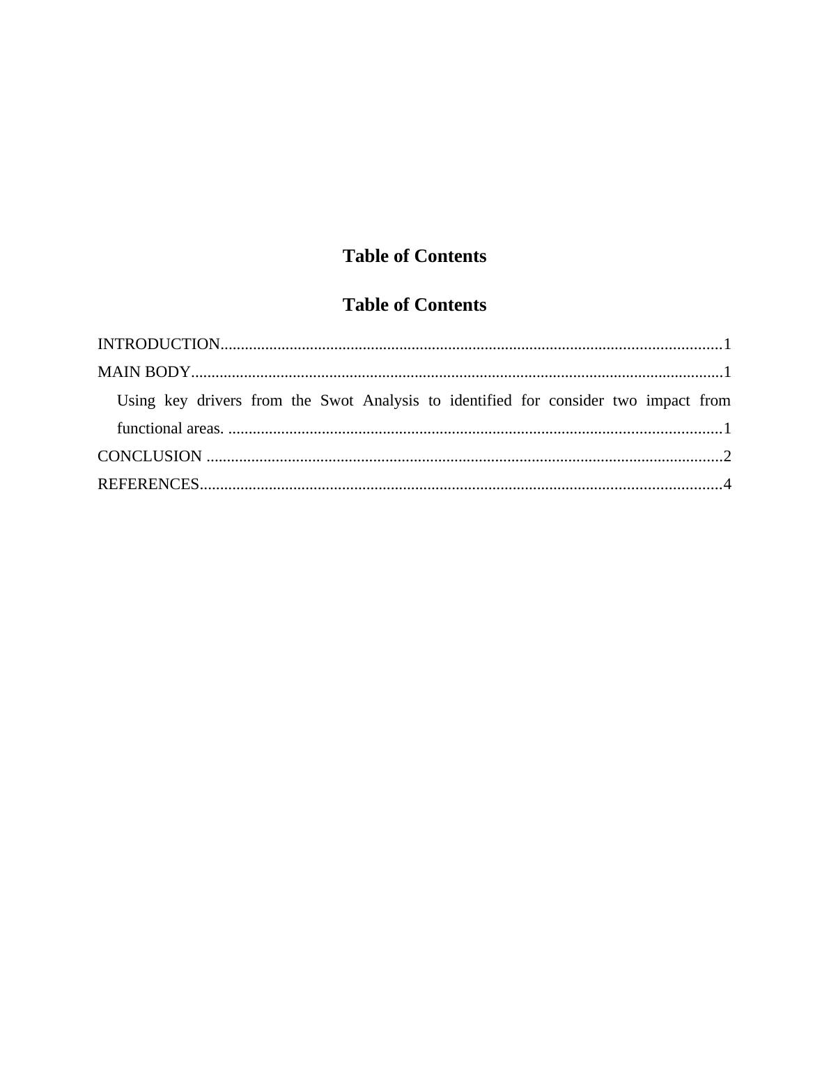 Operation Impact Analysis - Desklib