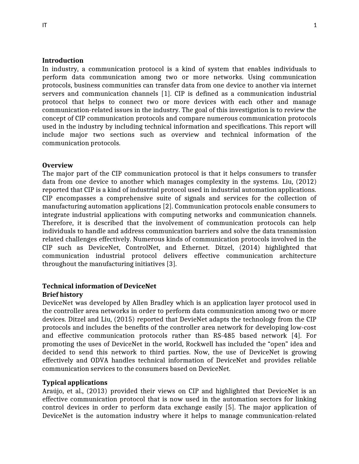 Industrial Automation: CIP Protocols Analysis Report