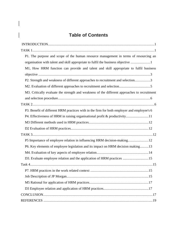 HRM Report: Practices, Strategies, and Employee Relations