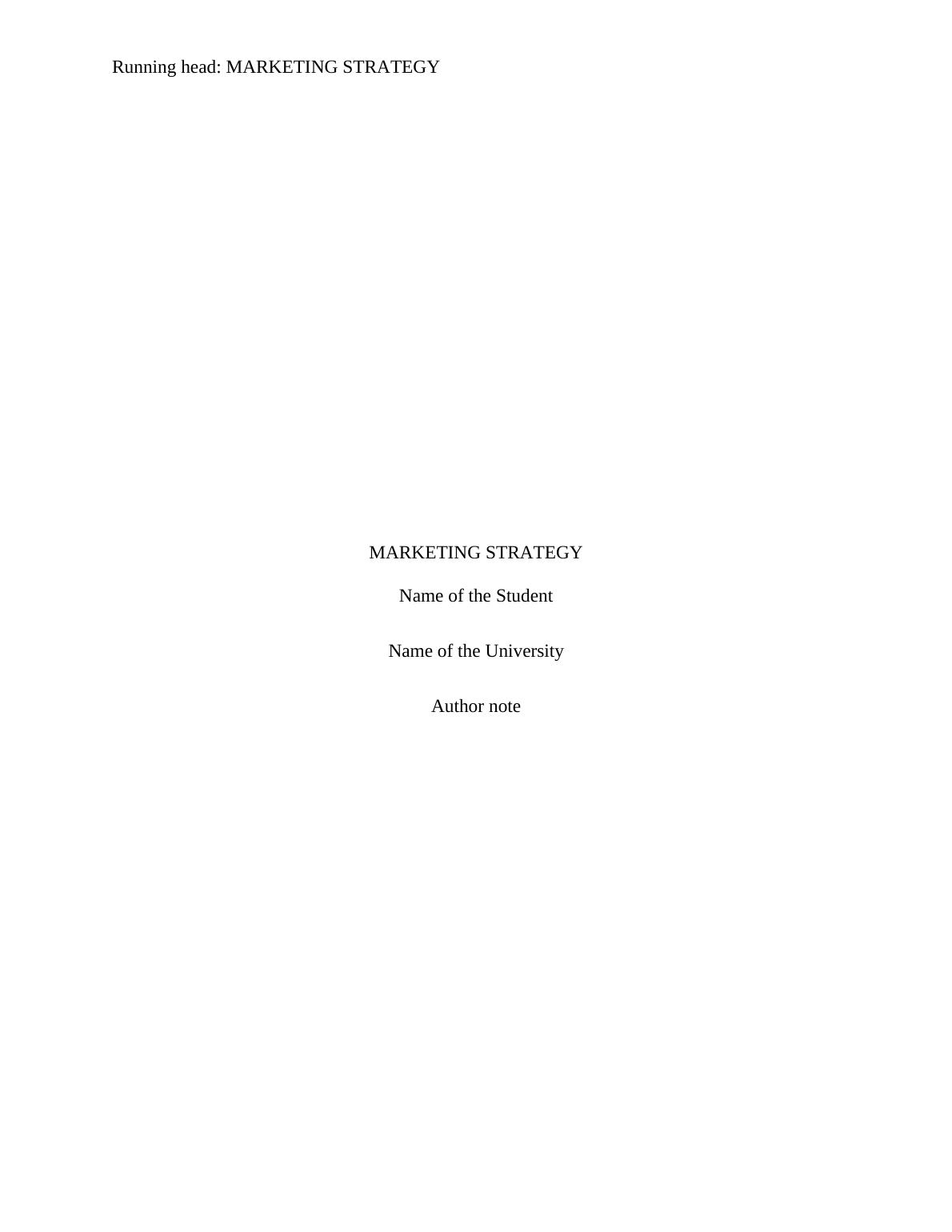 Marketing Strategy for Huawei: Market Analysis and Segmentation