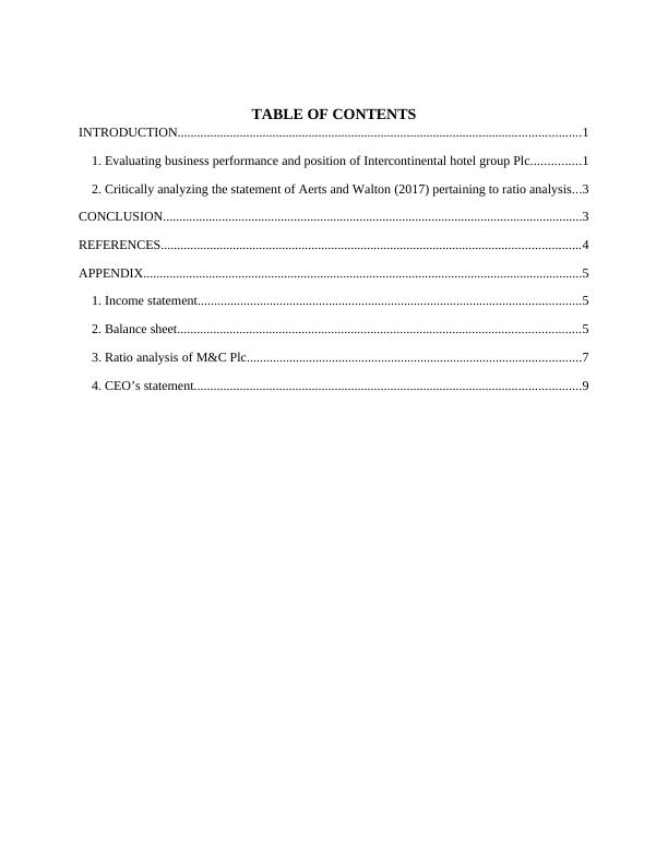 Financial Analysis Of Intercontinental Hotel Group Essay financial-analysis-of-intercontinental-hotel-group-essay