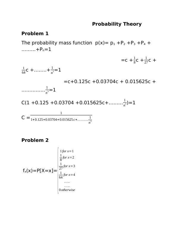 What are the big problems in probability theory?