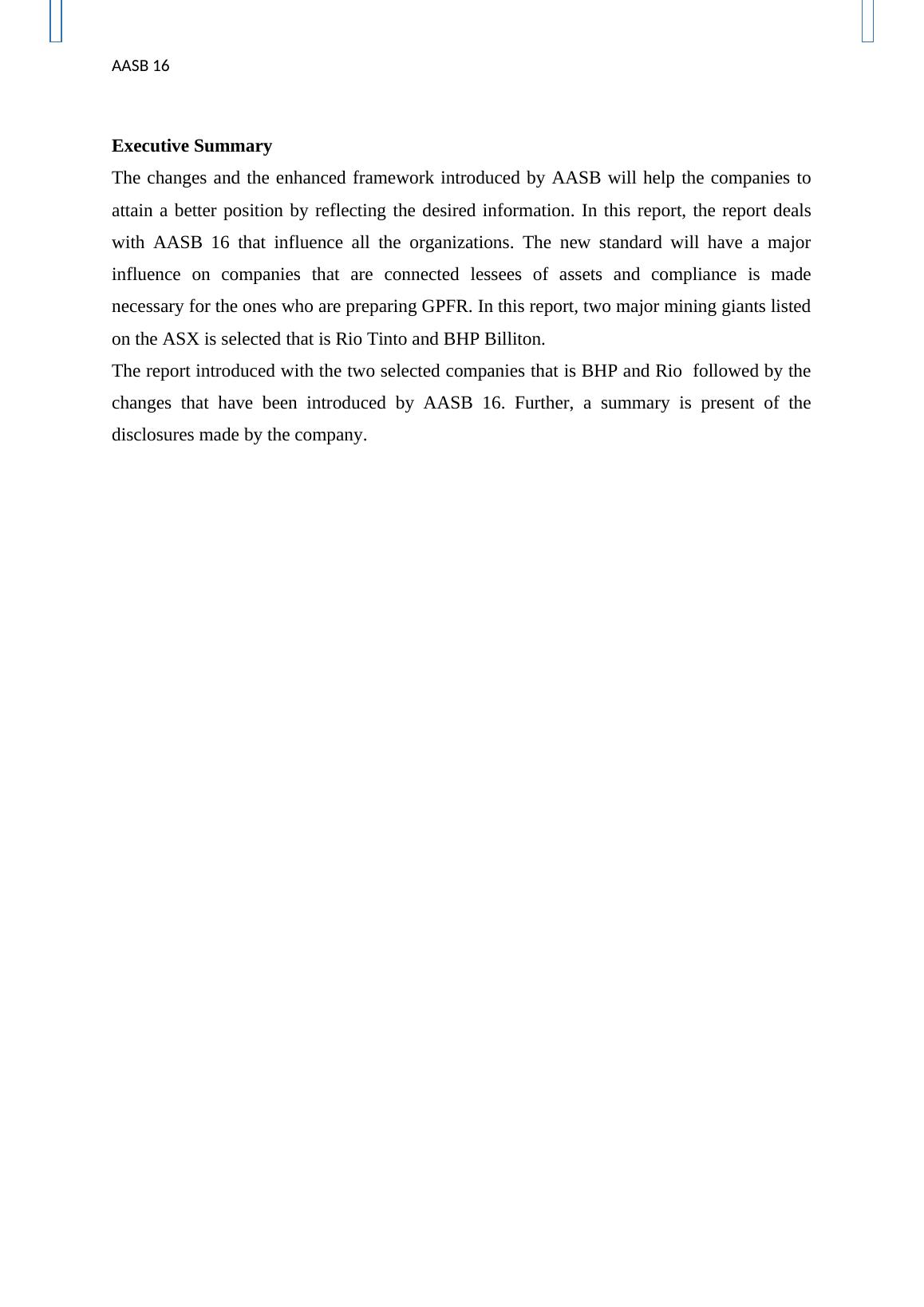 AASB 16 Lease Standard Impact on Financial Reporting