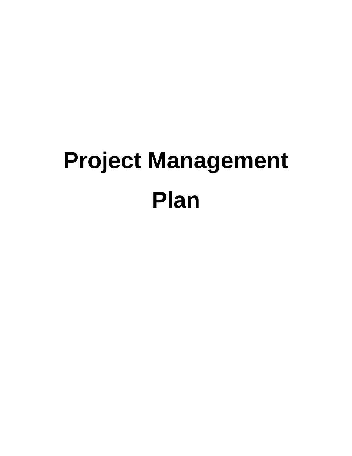 Project Management Plan Analysis: Widgets 'R Us Report