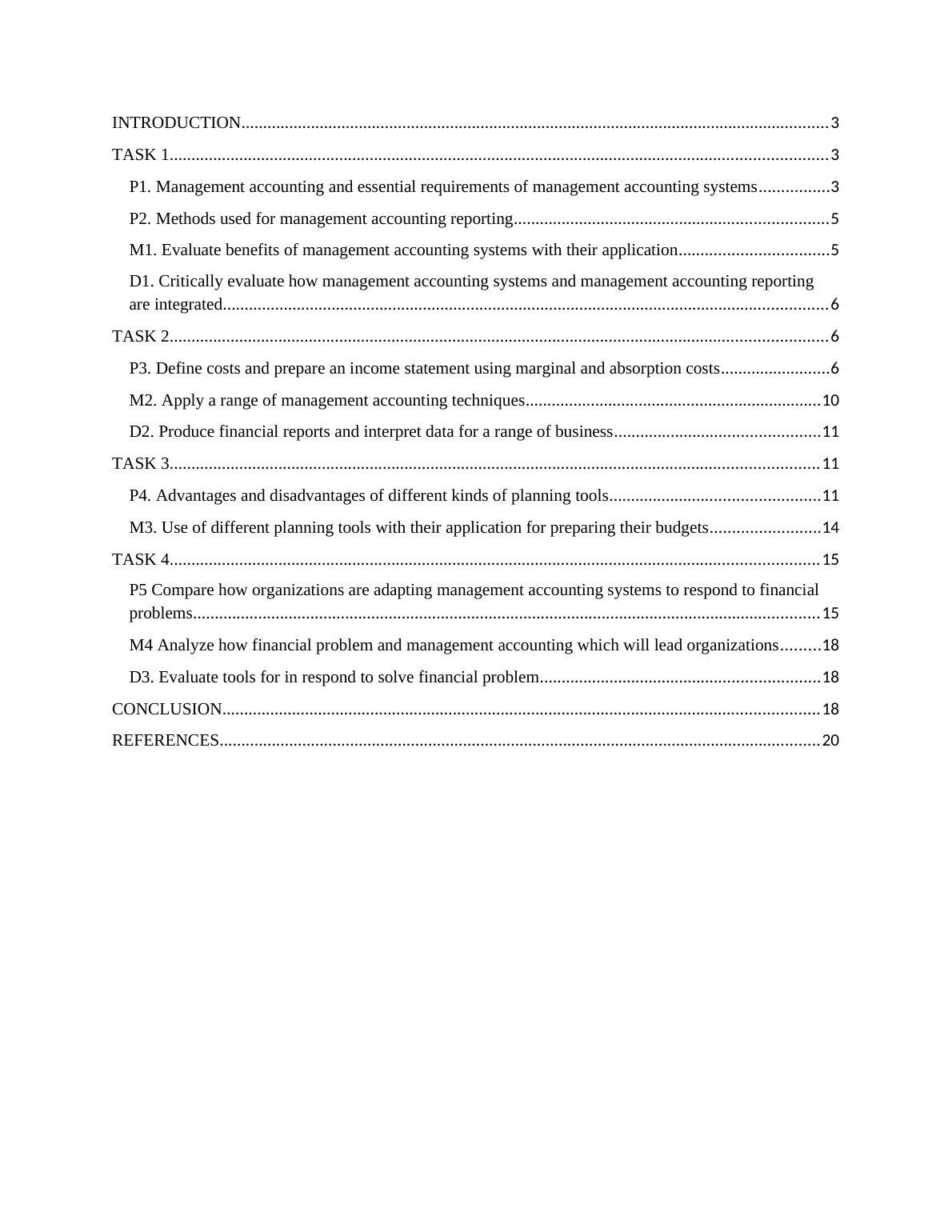 Management Accounting and Techniques | Desklib