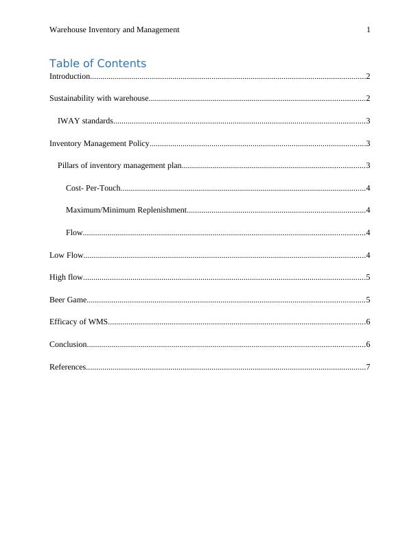 Warehouse Inventory and Management Strategies at IKEA