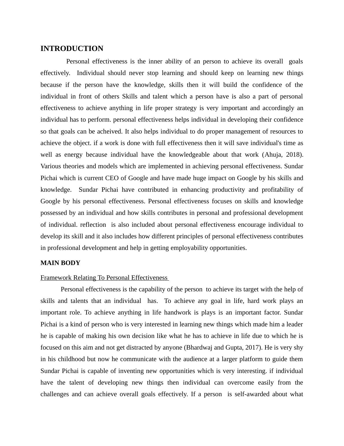 Personal Effectiveness: Skills and Strategies for Success